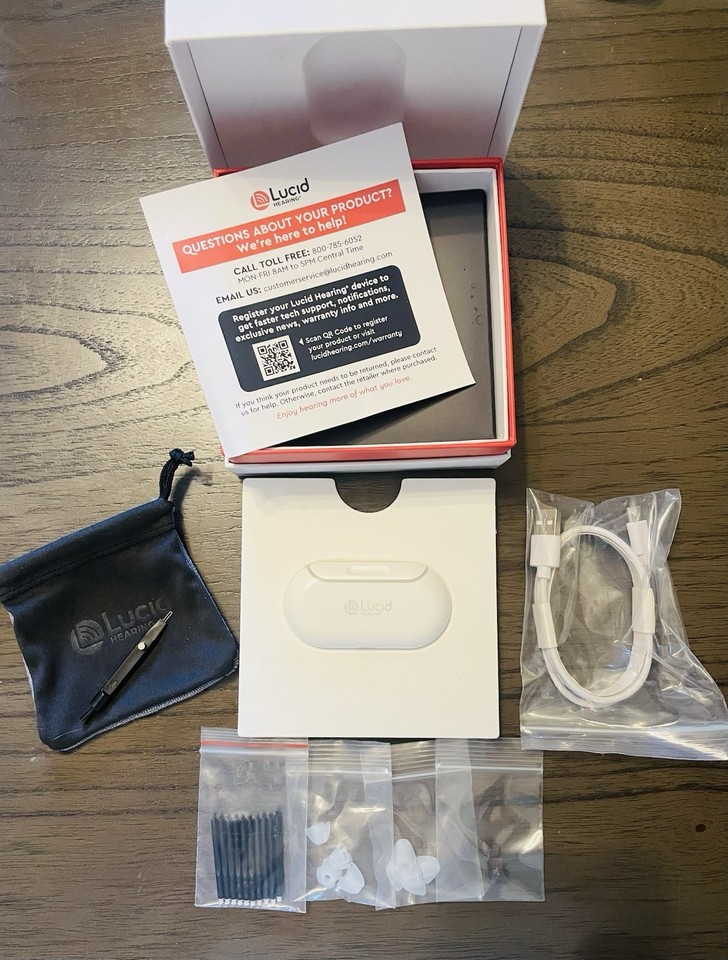 New! Lucid Hearing Fio | Rechargeable In-Ear OTC Hearing Aids! FREE ...