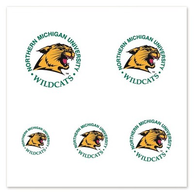 Northern Michigan Wildcats Fingernail Tattoos - 4 Pack | eBay