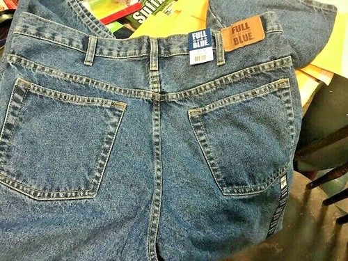FULL BLUE JEANS mens sz 36/34 relax fit 100% cotton NEW | eBay