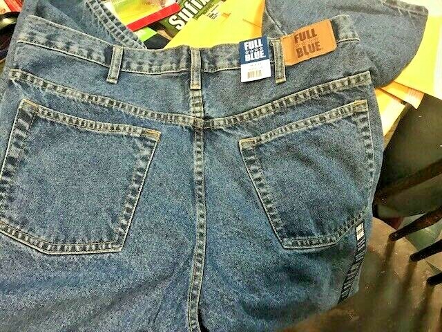 FULL BLUE JEANS mens sz 36/34 relax fit 100% cotton NEW | eBay
