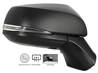 For 2019 - 2022 Toyota RAV4 Exterior Mirror W/ Puddle Signal BSD ...
