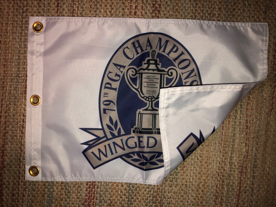 79th PGA CHAMPIONSHIP WINGED FOOT PGA TOUR PIN FLAG WITH GROMMETS FREE ...