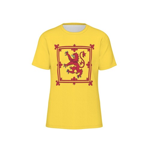 Royal Banner Of Scotland cotton t-shirt Alba scottish flag all over ...