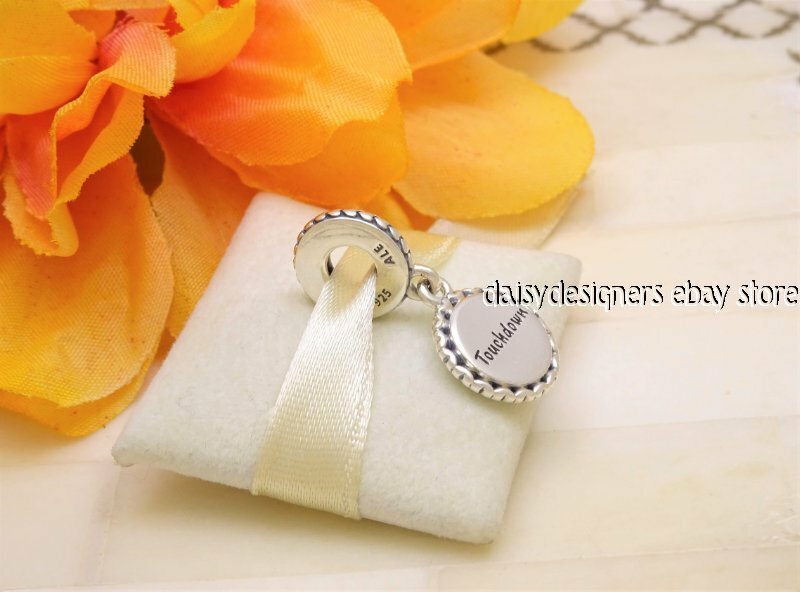 NEW Authentic Pandora TOUCHDOWN Football Charm 792018_15 RETIRED | eBay