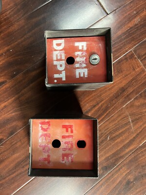 Two Fire Boxes For Gate, Comparable With Knox Lock, Used, As It | eBay