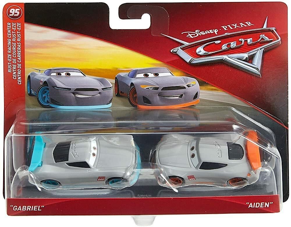 1:55 Scale Disney Pixar Cars 3 Cars Gabriel and Aiden Rust-Eze Mattel ...