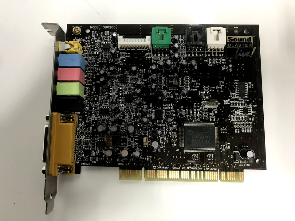 Creative Labs Sound Blaster Live! 5.1 PCI Sound Card SB0200 Surround ...