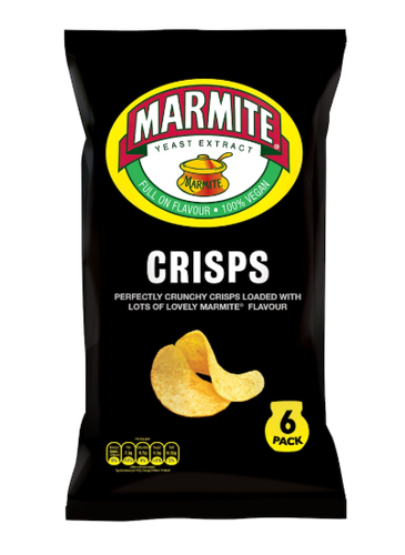 Marmite Flavoured Potato Crisps 25g Free Delivery Packs of 6,12,18 & 24 ...