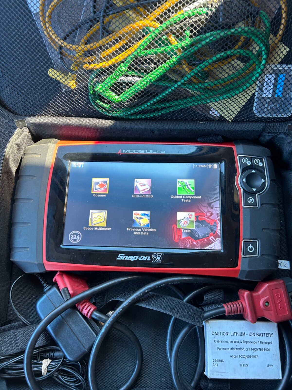 SNAP ON MODIS ULTRA 22.4 SCANNER WITH CASE DOMESTIC AND EURO WITH LAB ...