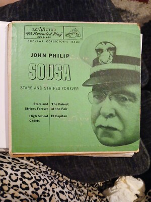 JOHN PHILIP SOUSA 45RPM 7" RECORD "STARS AND STRIPES FOREVER" | eBay
