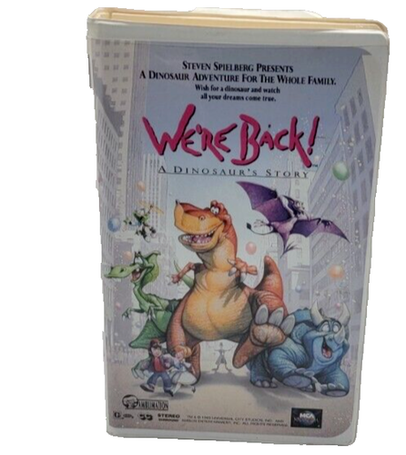 We're Back A Dinosaur's Story VHS Animated 1993 | eBay