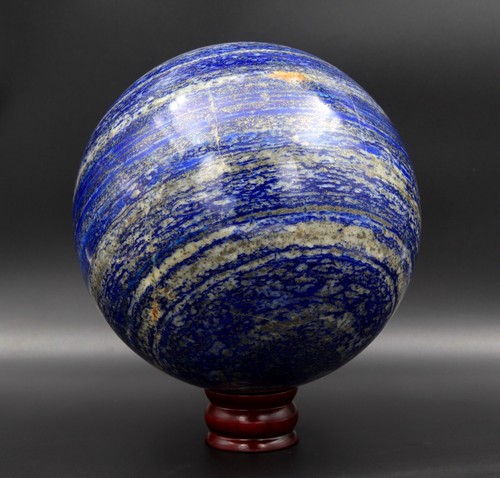 200MM Blue Lapis Lazuli Crystal Sphere Chakra Healing Energy Gemstone ...