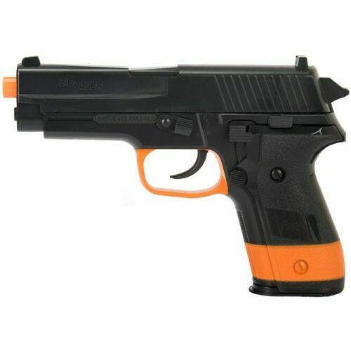 Sig Sauer P228 Spring Airsoft Pistol (Black/Orange) 806481281477| eBay