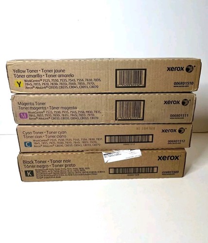 Genuine NEW Xerox Toner SET Sealed Boxes 006R01509 006R01510 006R01511 ...
