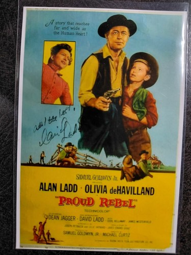 DAVID LADD Hand Signed Autograph 4X6 Photo -CHILD ACTOR - GUNSMOKE ...