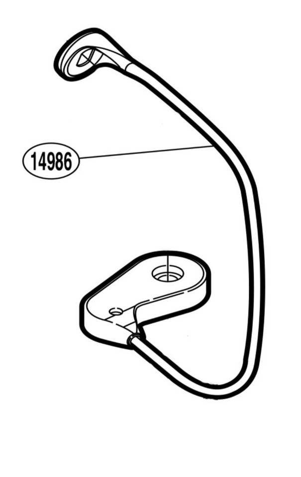 Shimano Bail Assembly RD14986 / 106LQ / Fits Stradic 6000FJ, Stradic ...