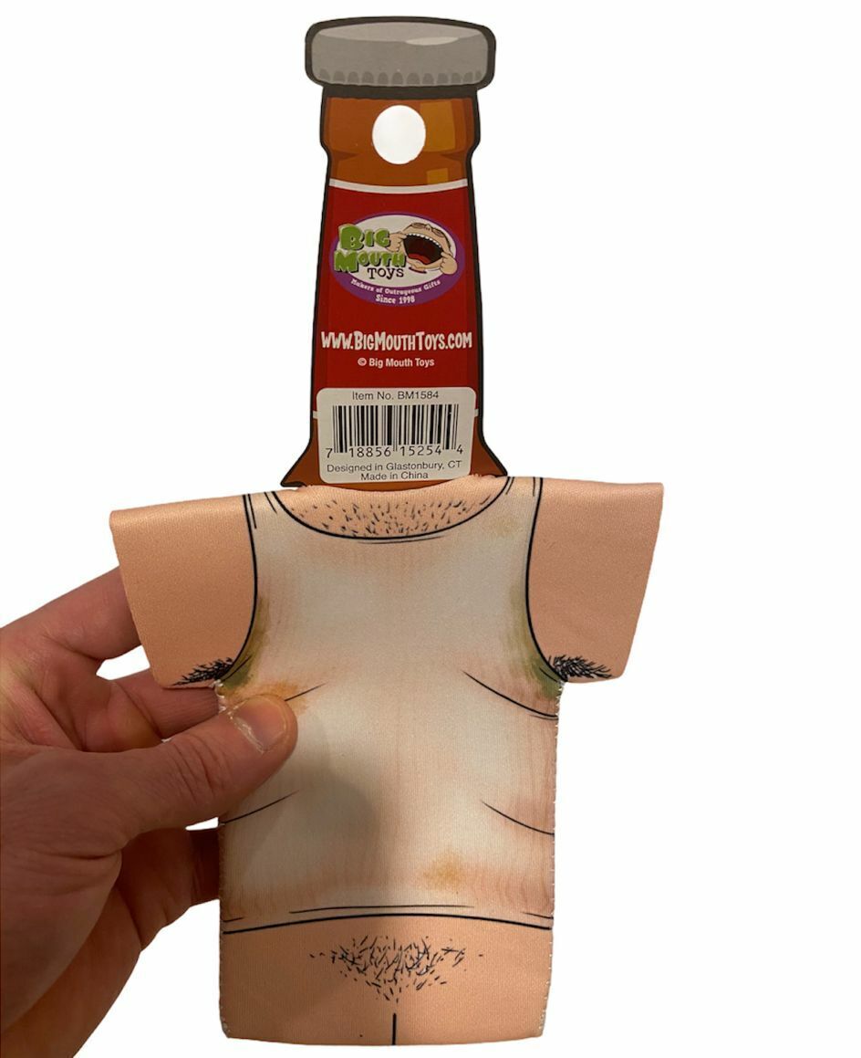 REDNECK Hillbilly Dirty Tank Top Hair Chest Beer Can Bottle Foam Cooler ...