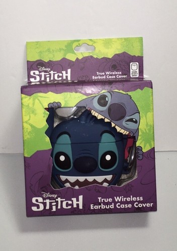 DISNEY STITCH APPLE AIRPODS WIRELESS EARBUDS CASE COVER Gen 1 & 2 NIB ...