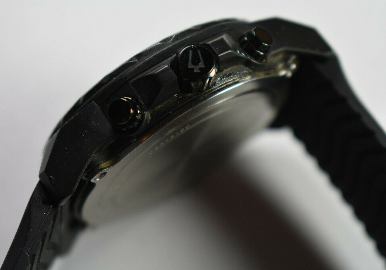 BULOVA Marine Star Men's Black Chronograph Watch 98B223 NEW BATTERY! | eBay