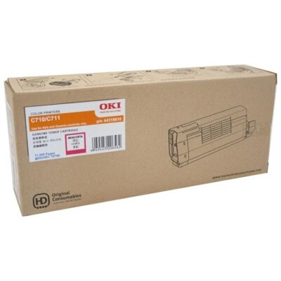 OKI Genuine 44318610 MAGENTA Toner For C710 C711 C711WT - 11,500 Pages ...