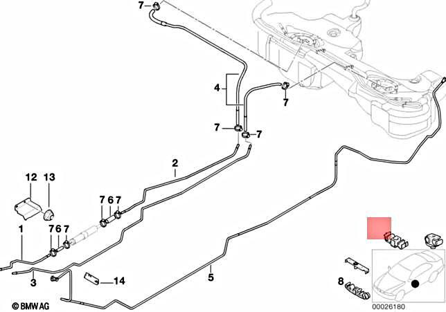 Genuine BMW Alpina M3 X3 Z8 V8 E46 E52 E83 316Ci Brake Pipe Bracket ...