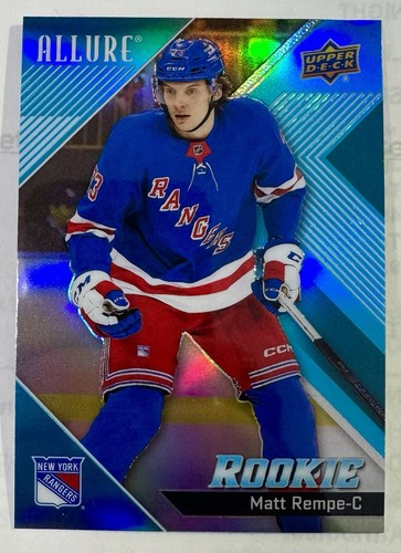 2024-25 Upper Deck ALLURE Matt Rempe New York Rangers Rookie | eBay