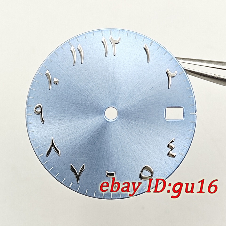 28.5mm date window sterile dial with calendar window suitable for NH35 ...