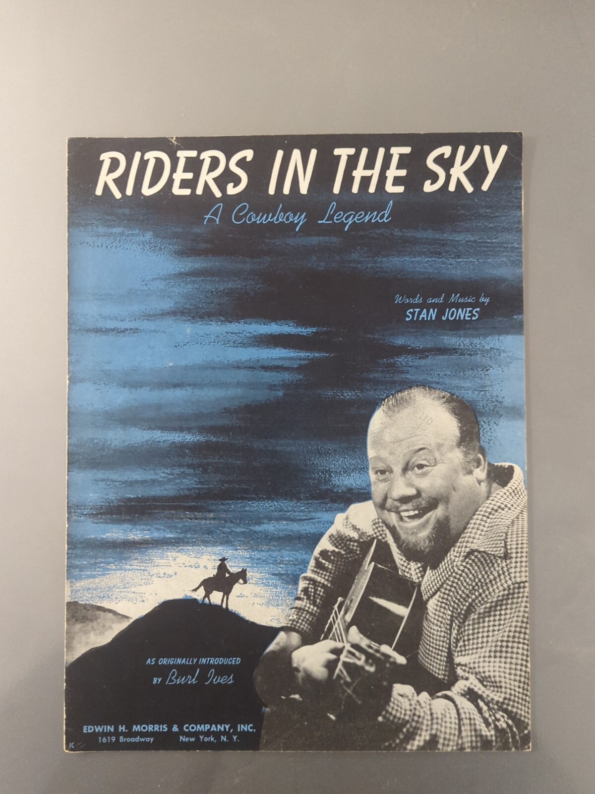 "Riders In The Sky" A Cowboy Legend Sheet Music by Burl Ives / Stan ...