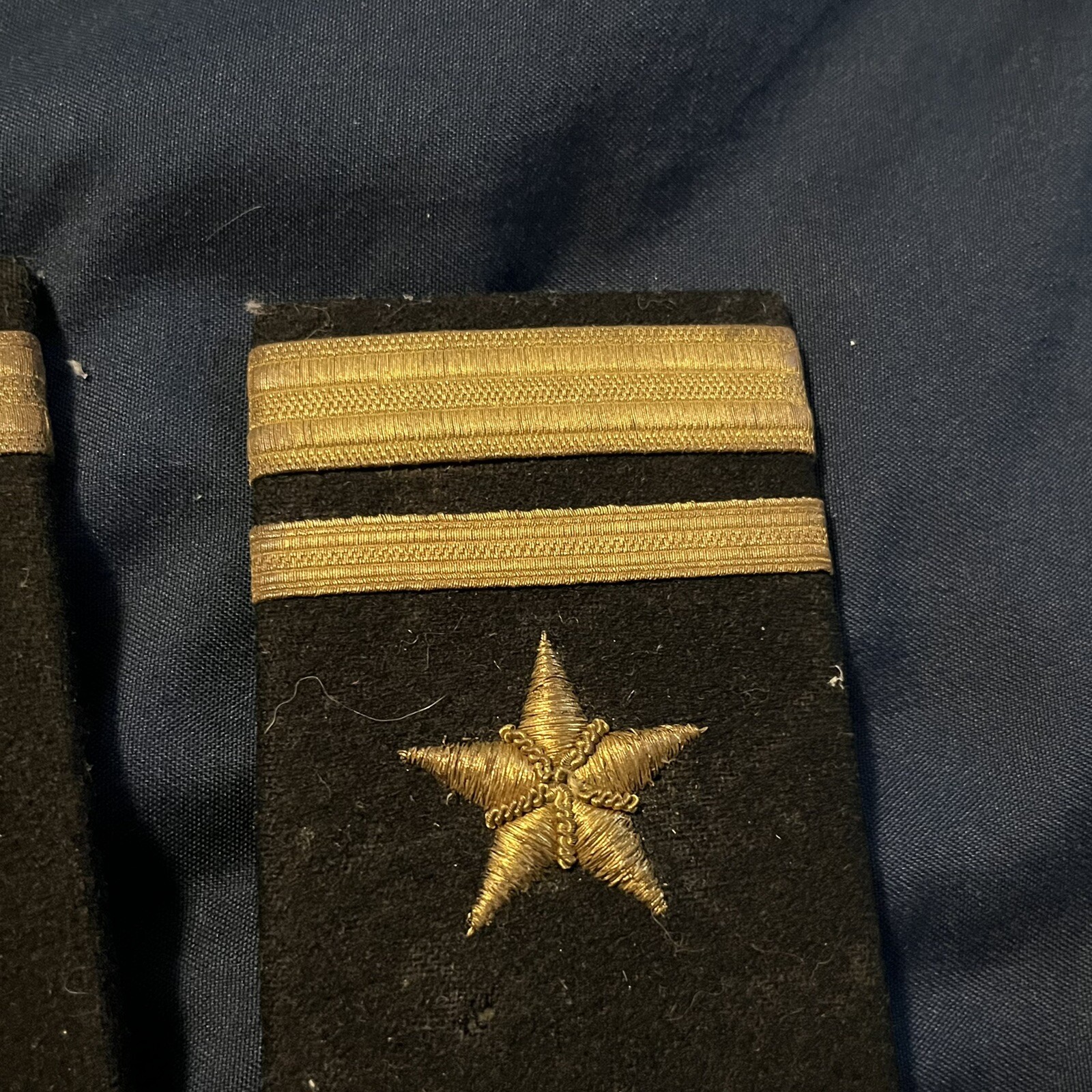 3 WW2 USN US Navy Ensign O-1 Lieutenant O-2 O-3 Shoulder Boards ...