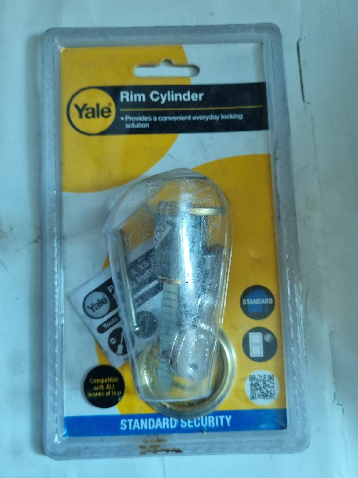 Yale 1109 Brass Rim Cylinder Lock With 2 Keys for sale online | eBay