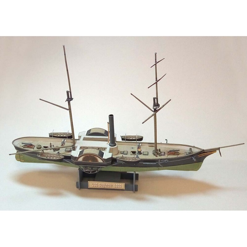 Steamship “Saginaw” USA, 1860 Paper model kit scale 1/200 OREL 310 | eBay