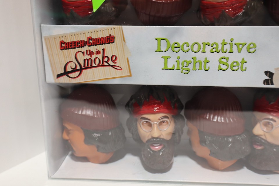 Vintage RARE! Cheech and Chong Up In Smoke Head Lites Hand Painted ...