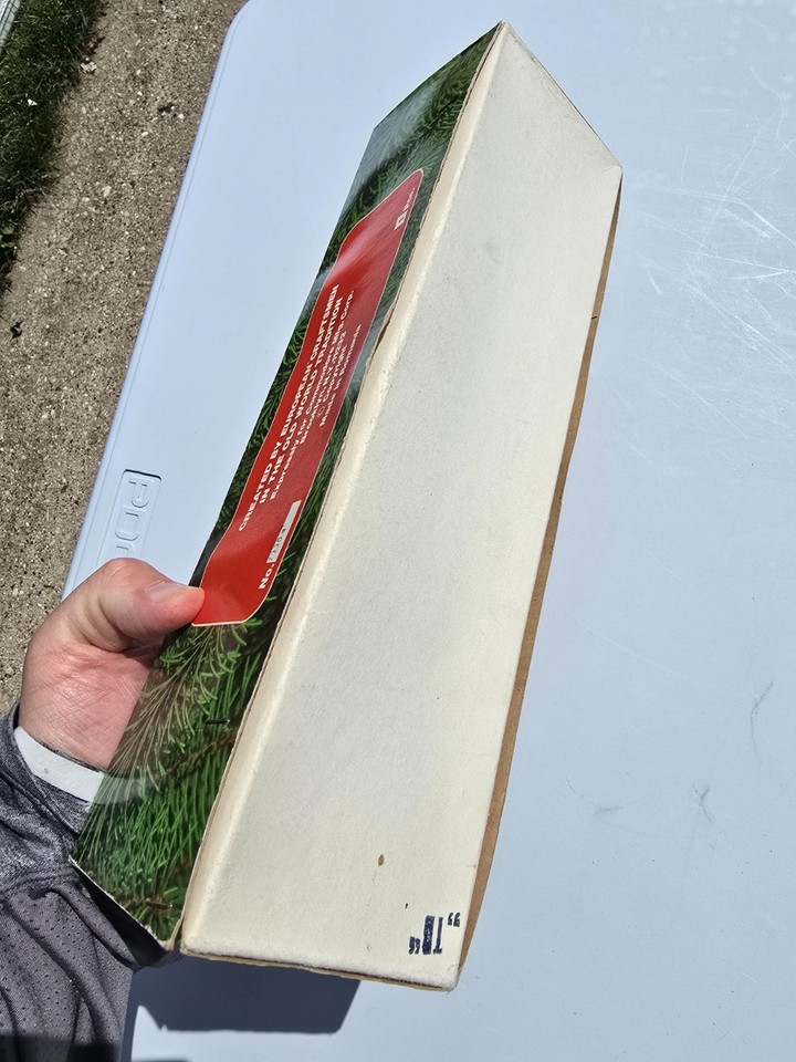 Vtg Commodore Glass Romanian Christmas Treer Topper in Original box ...