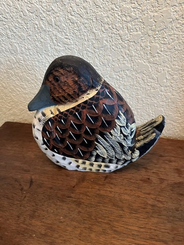 James Haddon Hand Carved Hand Painted Wooden Duck Decoy | eBay
