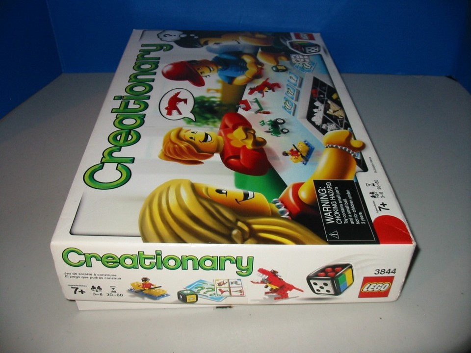 LEGO CREATIONARY Game 3844 Board Set + Manual & Box Pieces Kids Toy See ...
