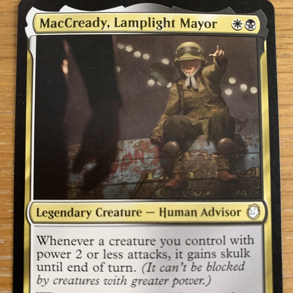 MacCready, Lamplight Mayor ~ Commander: Fallout [ NearMint ] [ Magic ...
