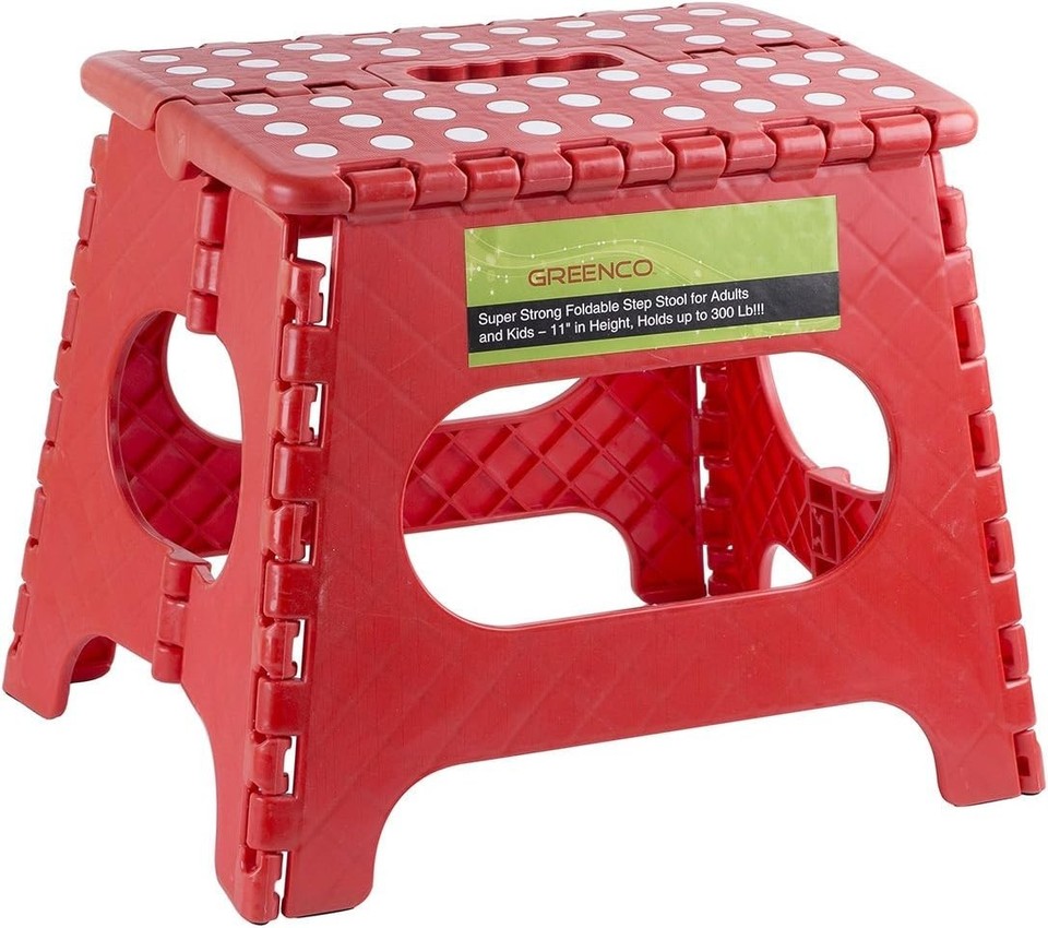Compact 11" Foldable Step Stool for Kids & Adults – Strong & Space ...
