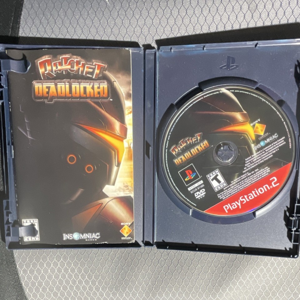 Sony Ratchet: Deadlocked PlayStation 2 Action Shooter Manual ...