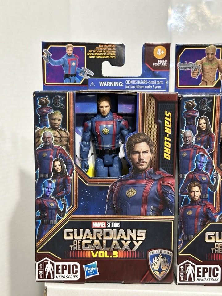 Marvel Guardians of the Galaxy: Vol. 3 Star Lord Groot Mantis Drax NEW ...