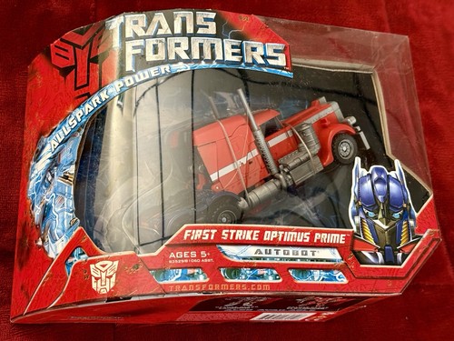 2007 Hasbro Transformers Allspark Power First Strike Optimus Prime ...