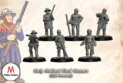 Early Medieval Hand Gunners (Light Armoured) | eBay