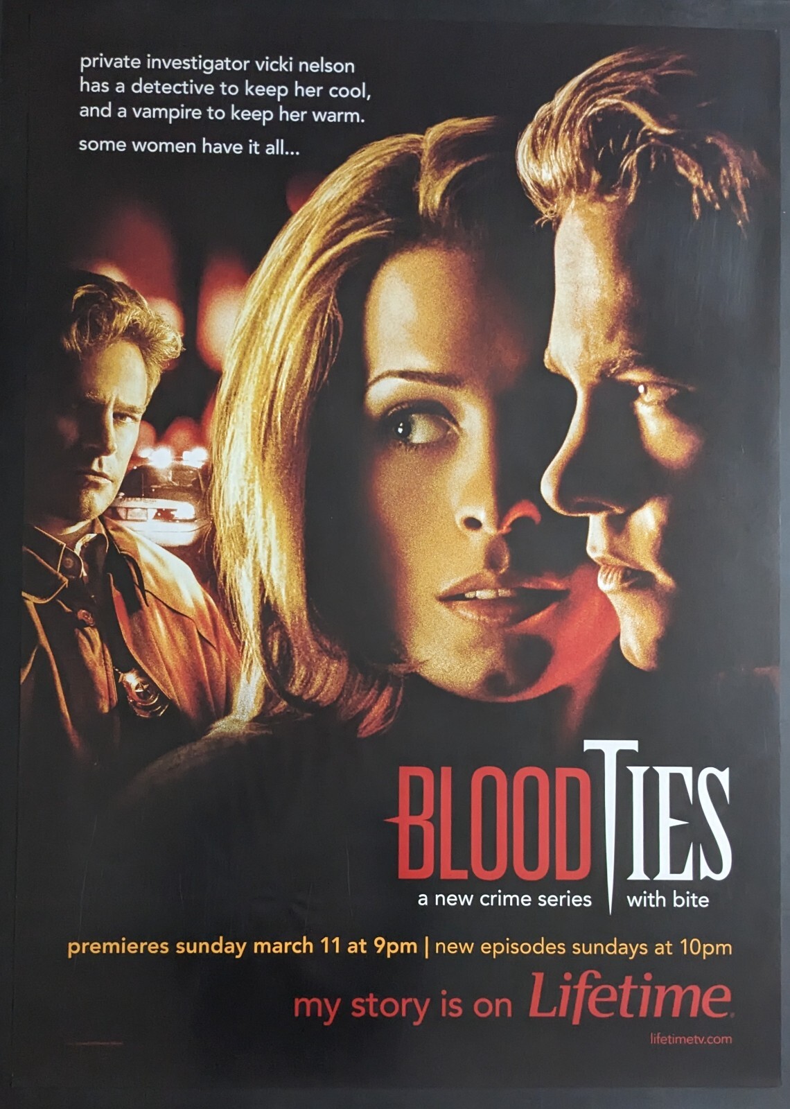 Blood Ties (2007) Original 32x45 One Sheet TV Series Promo Poster ...