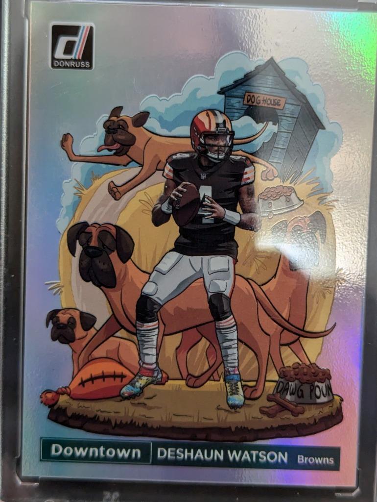 2022 Panini Donruss Football Deshaun Watson Downtown Card #DT-DW | eBay
