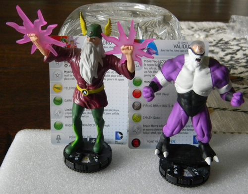 HEROCLIX MORDRU & VALIDUS FIGURES #55 & 56 FROM SUPERMAN & LEGIONS SET ...