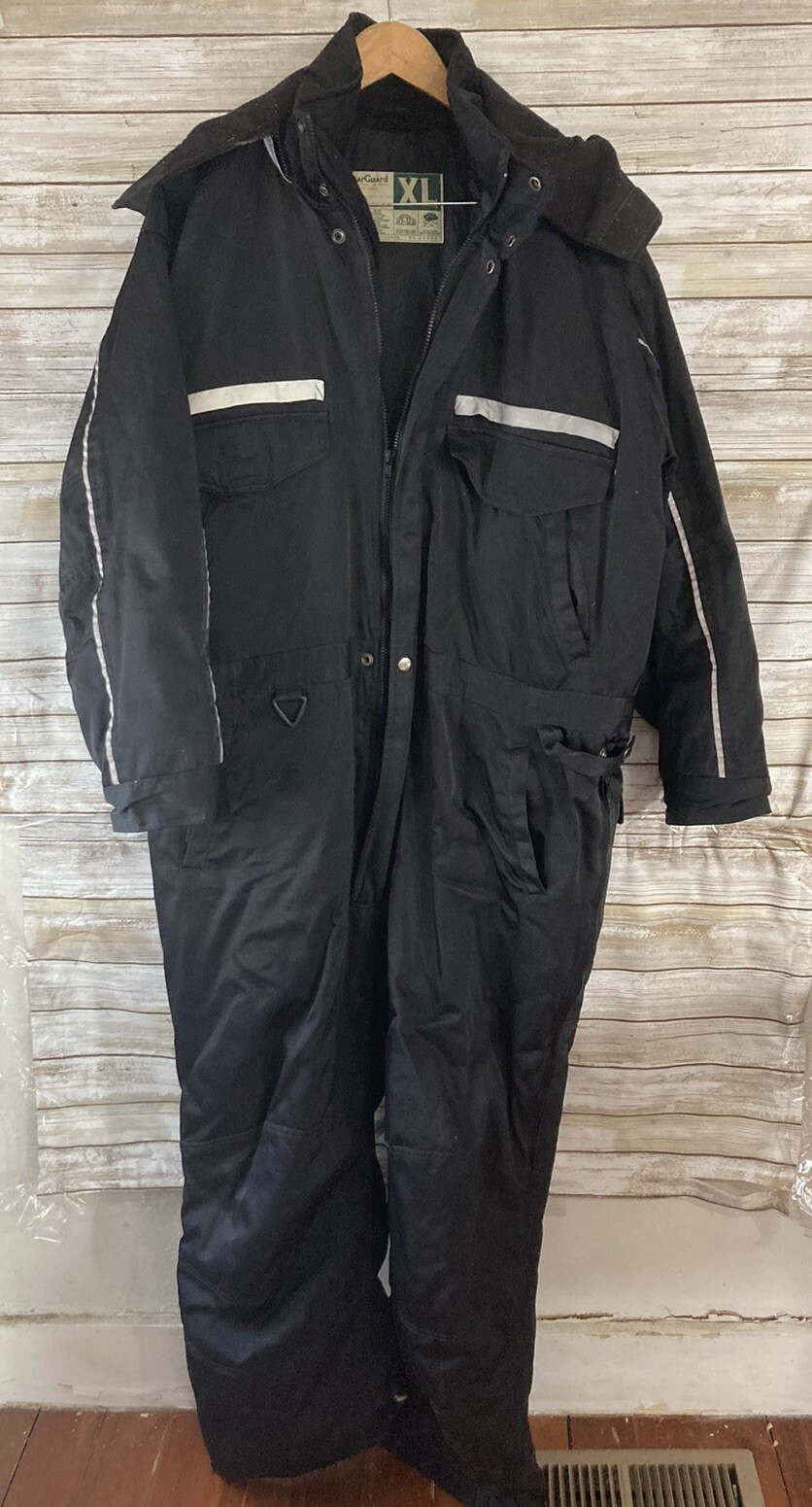 Wearguard Insulated Snow Coveralls Men’s XL Navy Blue Heavy 1391 Warm ...