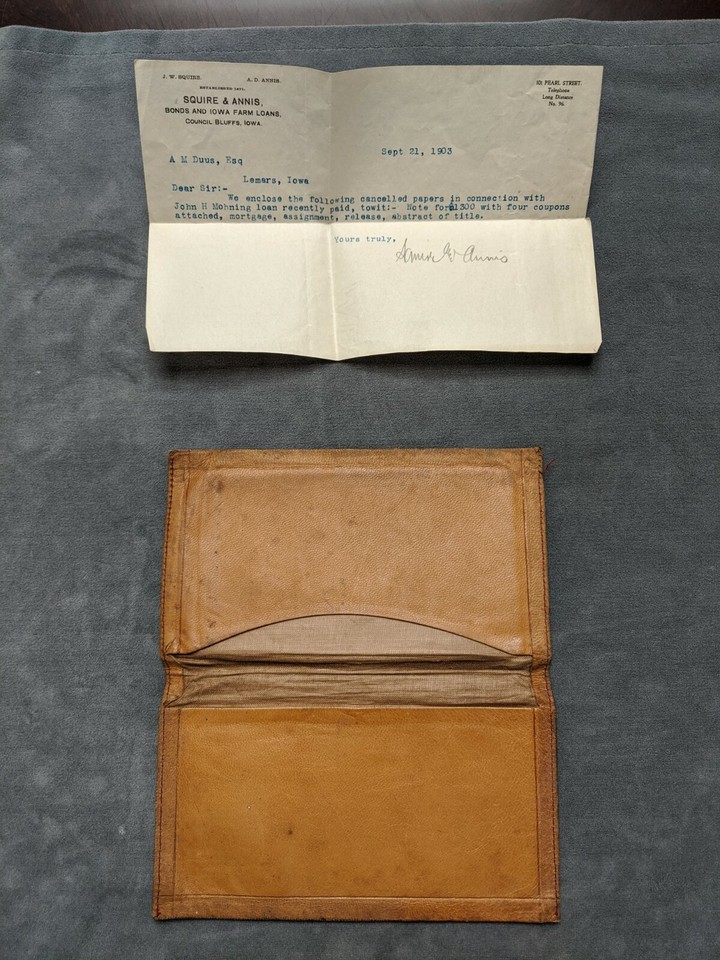 VINTAGE OLD GERMAN STATE BANK CHECKBOOK PASS BOOK 1903 LE MARS, IOWA | eBay