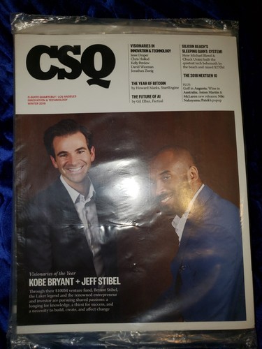 CSQ C-SUITE QUARTERLY MAGAZINE 2018 KOBE BRYANT JEFF STIBEL VENTURE ...