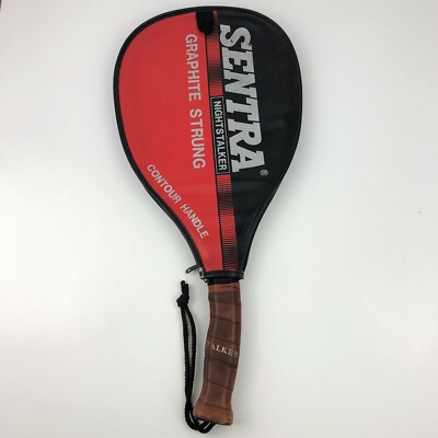Sentra Nightstalker Racquetball Racquet W/Cover Curved Handle Racket ...