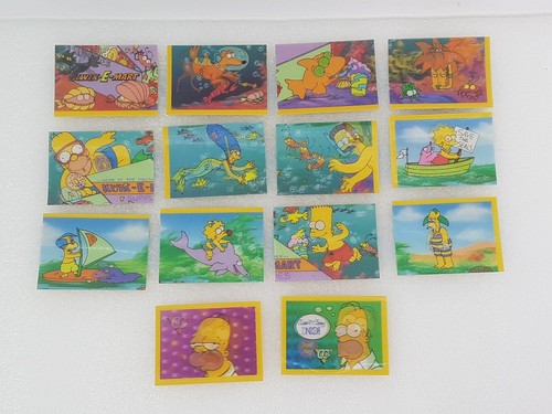 The Simpsons 3D CC's Lenticular Cards (14 Cards) Set From 1-12 & #31/32 ...