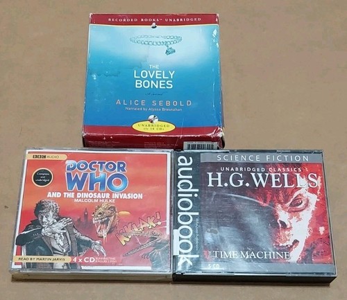 Audio Book CD Doctor Who Dinosaur Invasion Time Machine Lovely Bones | eBay